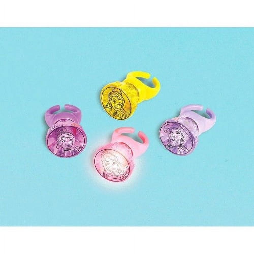 Disney Princess 'Dream Big' Light-Up Rings / Favors (4pc) - Walmart.com