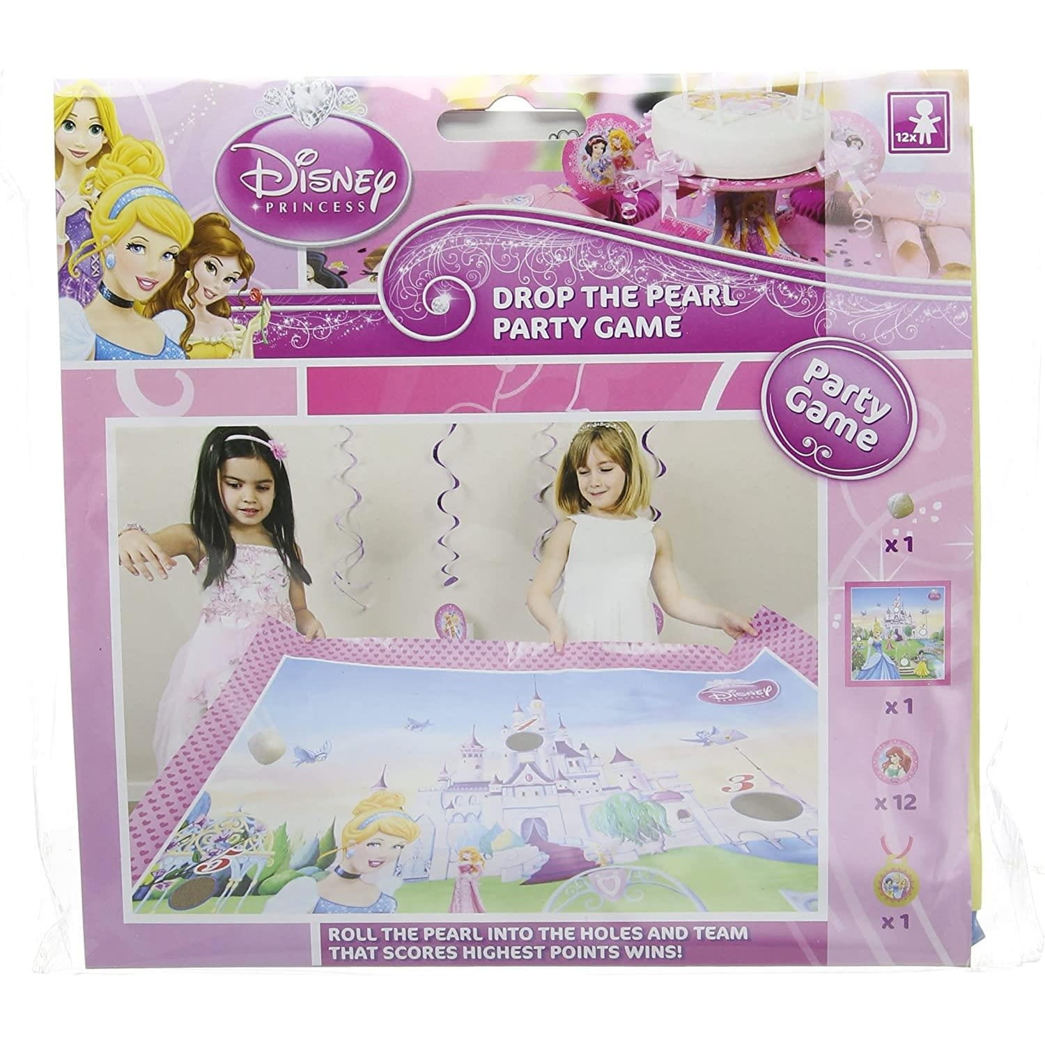Disney Princess Drop The Pearl Party Game Set - Walmart Business Supplies