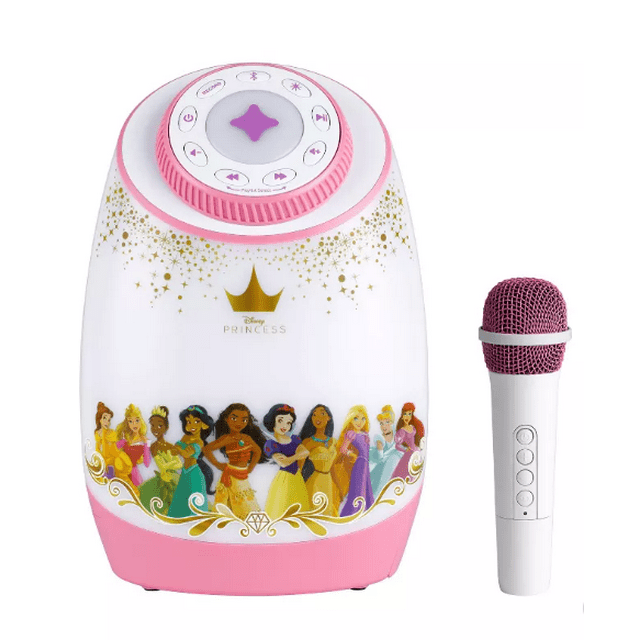 Disney Princess EZ Link + Bluetooth Karaoke, Wireless Microphone ...