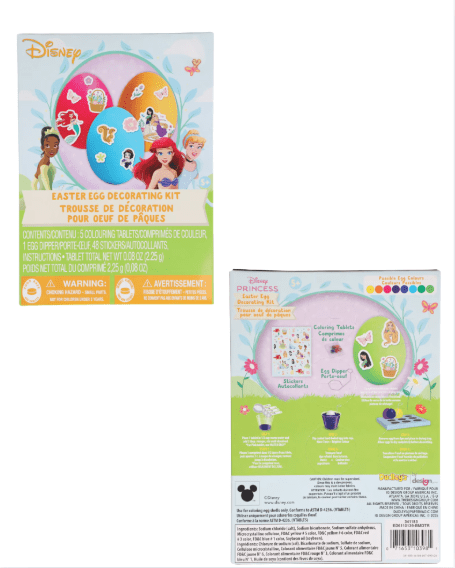 Disney Princess Easter Egg Decorating Kit – Includes Coloring Tablets ...