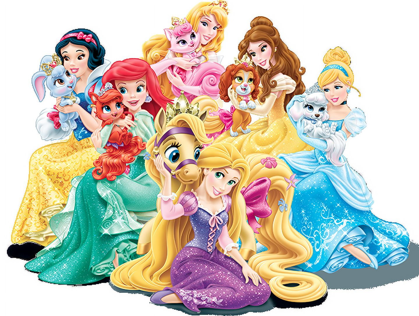 Disney Princess Edible Icing Image Cake Topper, by A Birthday Place ...