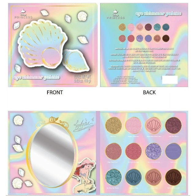 Disney Princess Eyeshadow Pallet, Ariel, 18g - Walmart.com