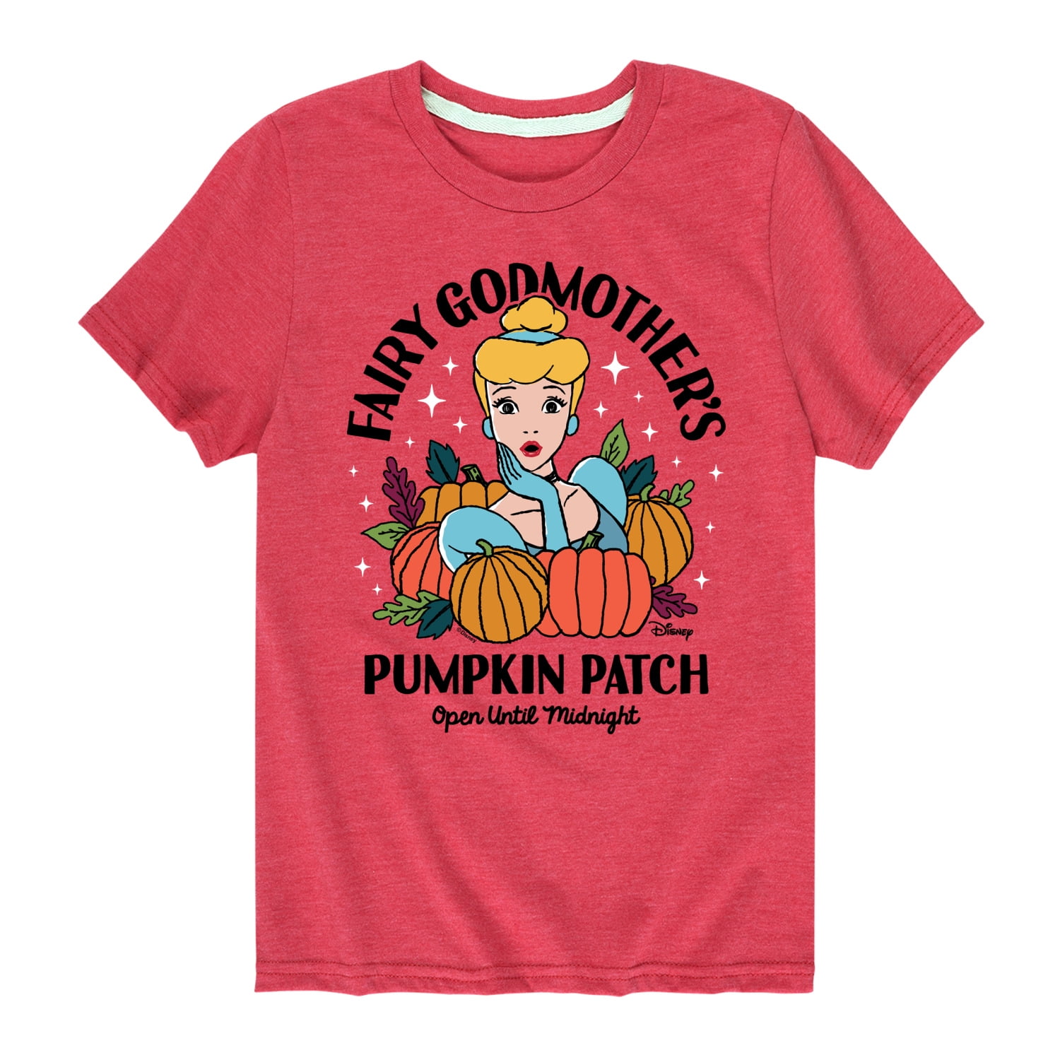 Disney Princess - Fairly Godmothers Pumpkins Patch - Toddler And Youth Short Sleeve Graphic T ...