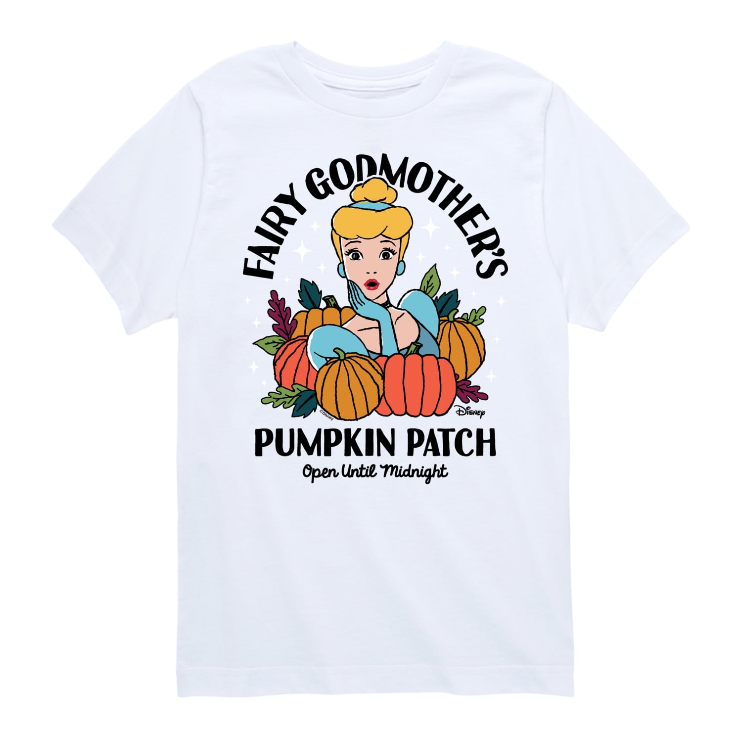 Disney Princess - Fairly Godmothers Pumpkins Patch - Toddler And Youth Short Sleeve Graphic T ...