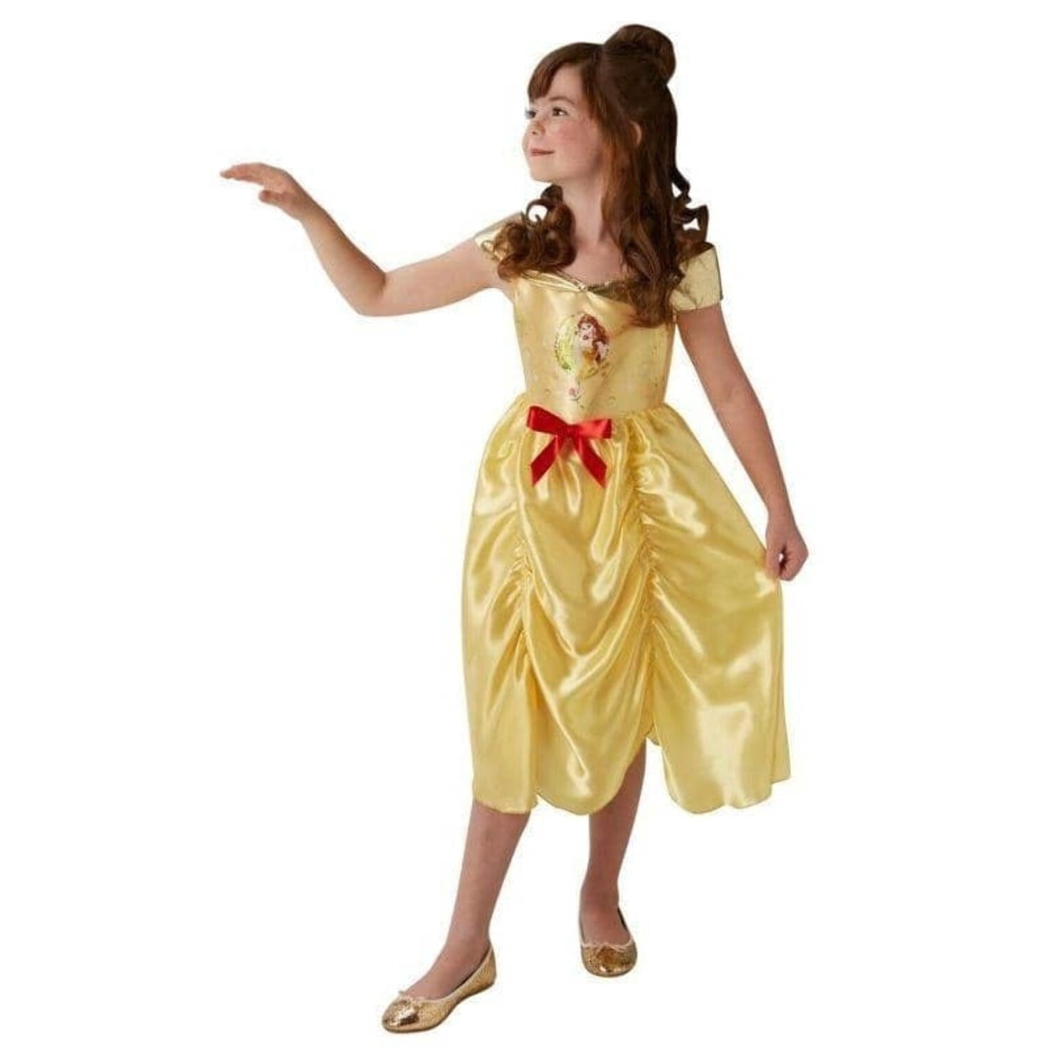 Disney Princess Fairy Tale Belle Costume Toddler Female Kids Yellow ...