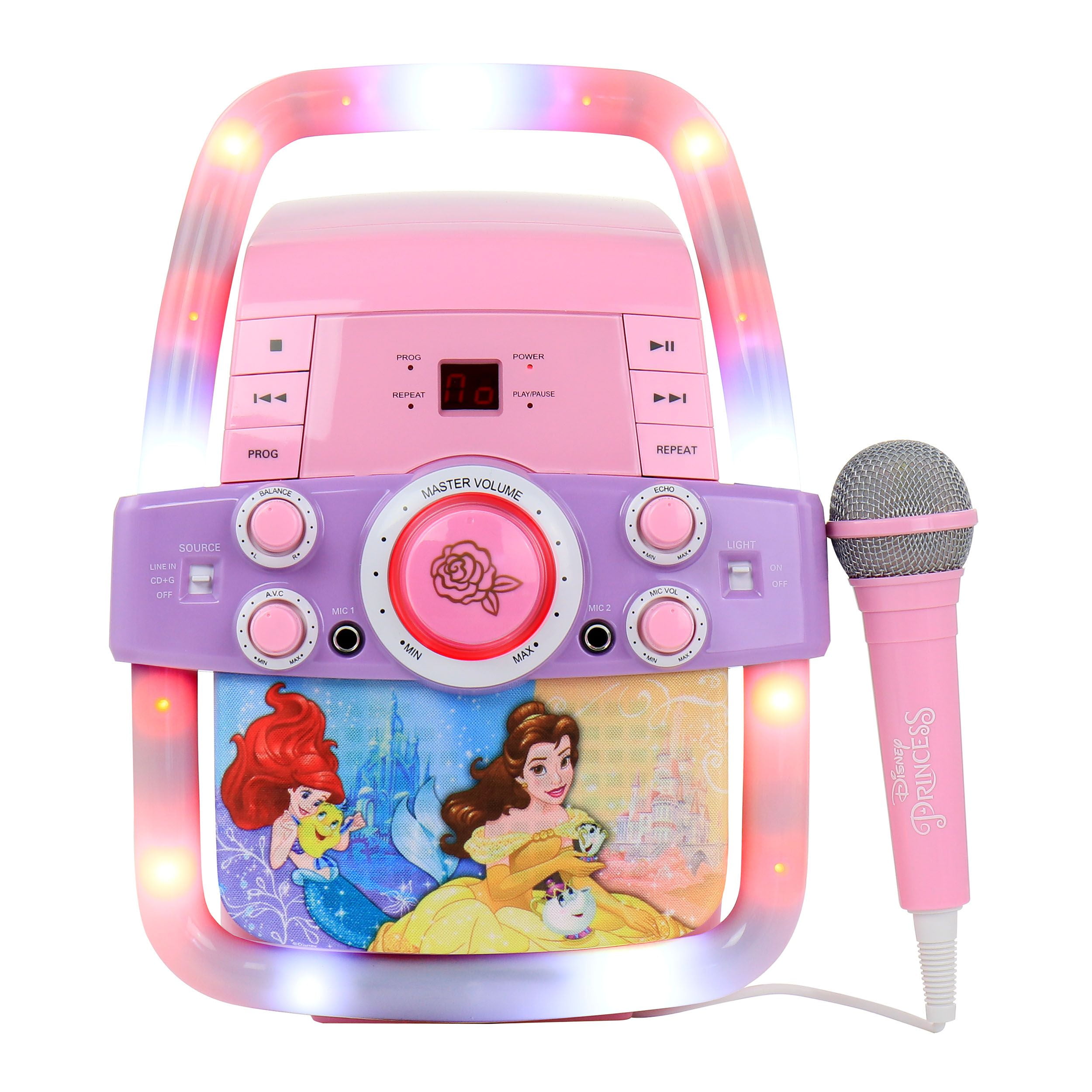 Disney Princess Fairy Tale Karaoke Machine with Microphone - Walmart.com