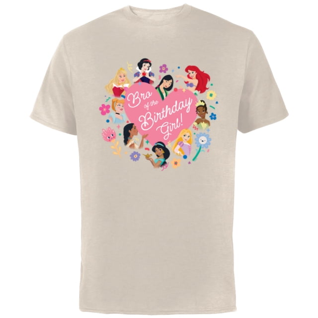 Disney Princess Family Heart Bro of the Birthday Girl - Short Sleeve ...