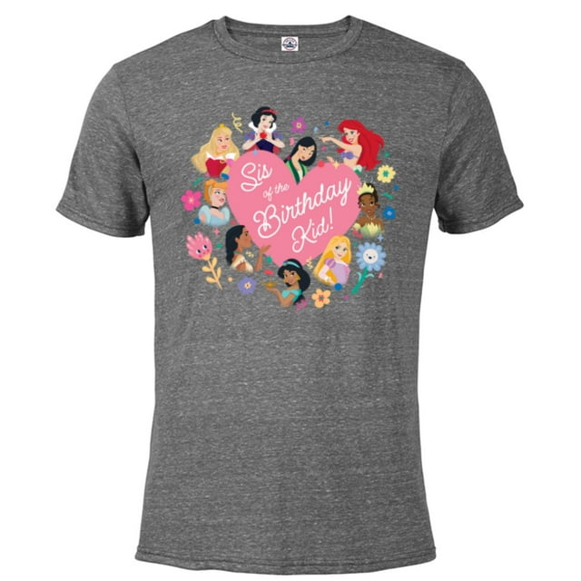 Disney Princess Family Heart Sis of the Birthday Kid - Short Sleeve ...