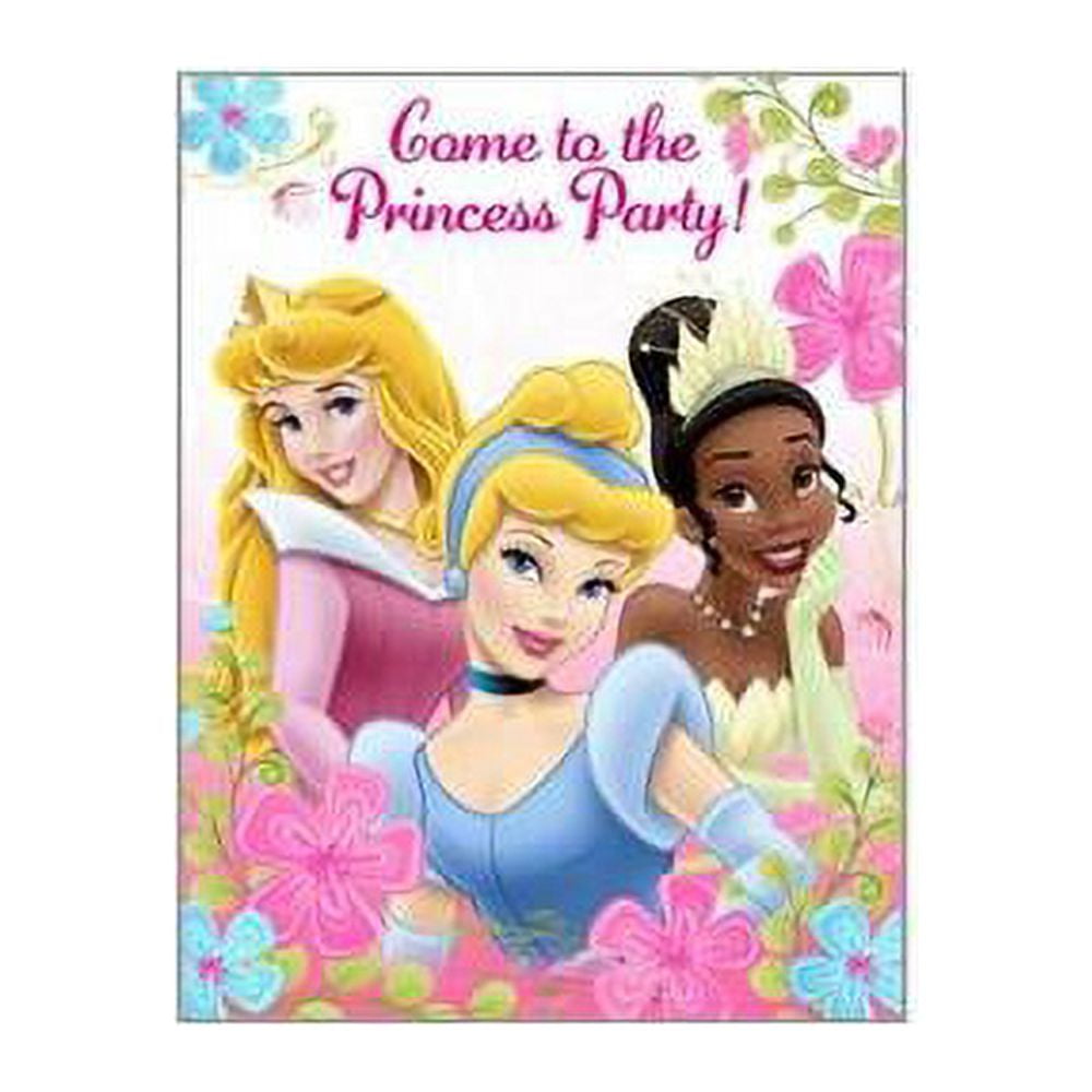 Disney Princess 'Fanciful Princesses' Invitations w/ Envelopes (8ct ...