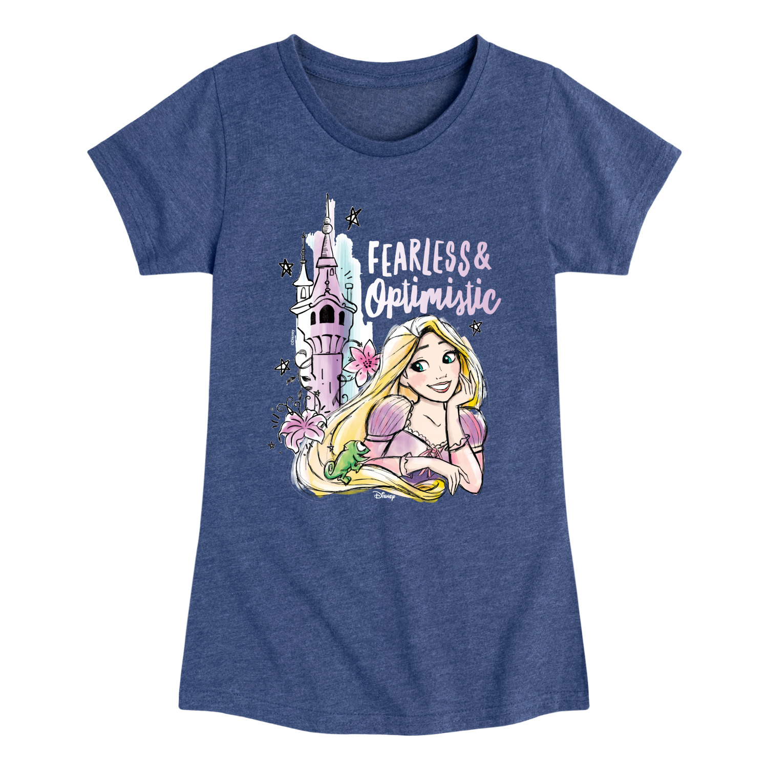 Disney Princess - Fearless & Optimistic - Toddler & Youth Girls Short ...