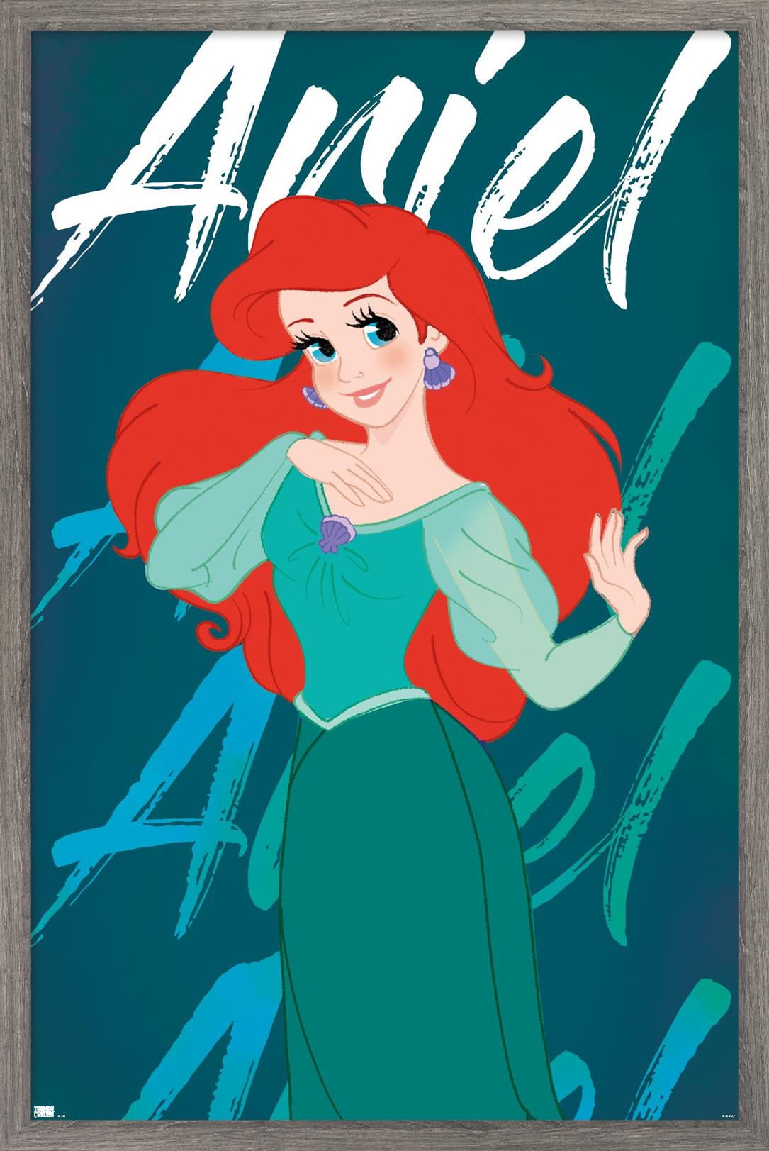 Disney Princess: Flower Senses - Ariel Wall Poster, 14.725" x 22.375 ...