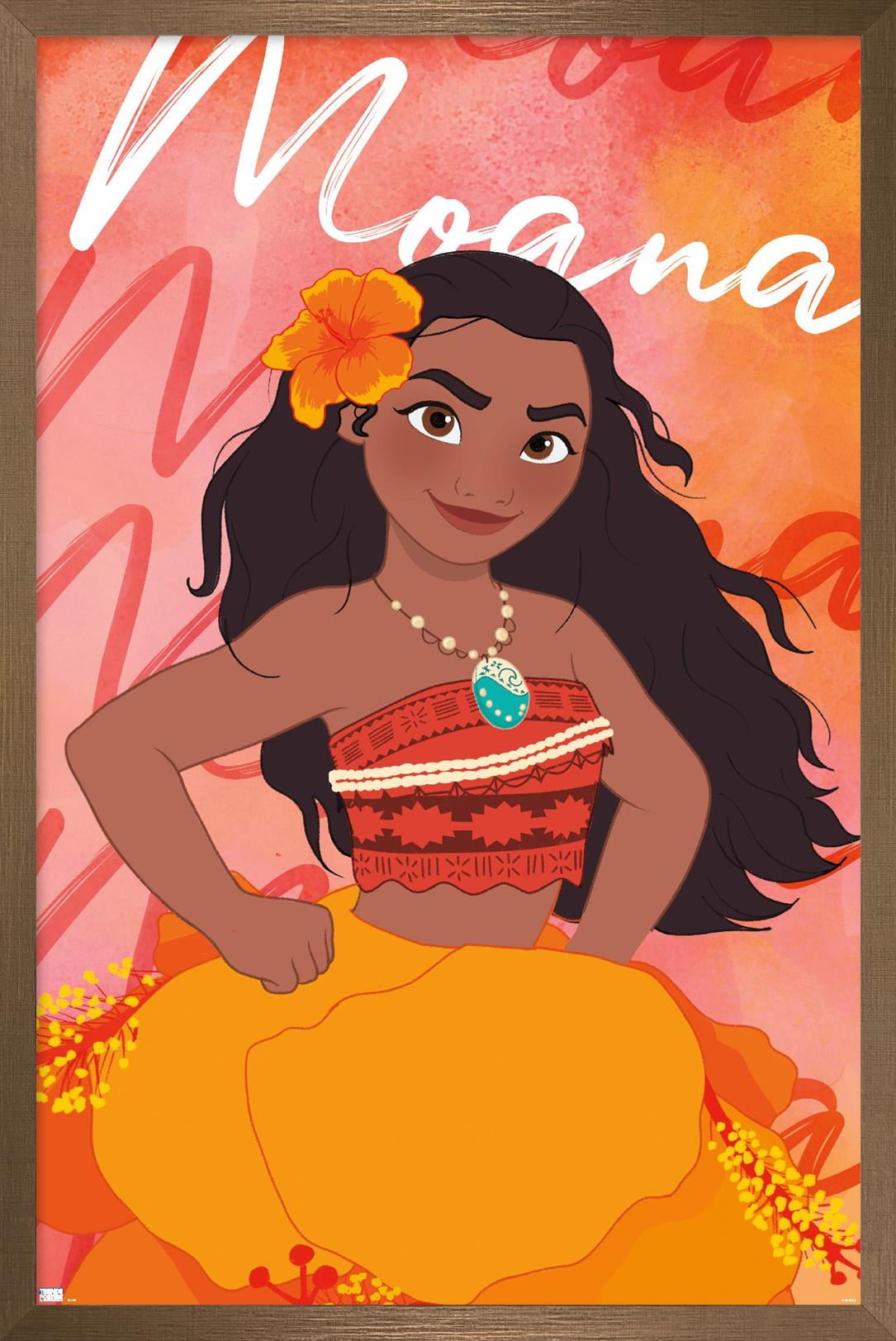 Disney Princess: Flower Senses - Moana Wall Poster, 22.375" x 34 ...