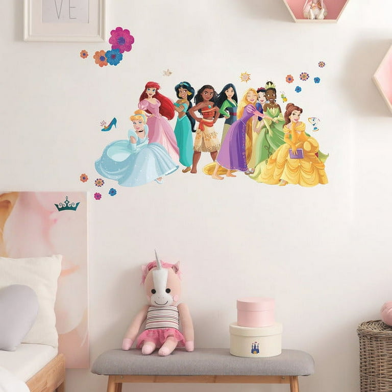 Wall Sticker Princess Disney: 5 Enchant Your Space! - Sticker Residue