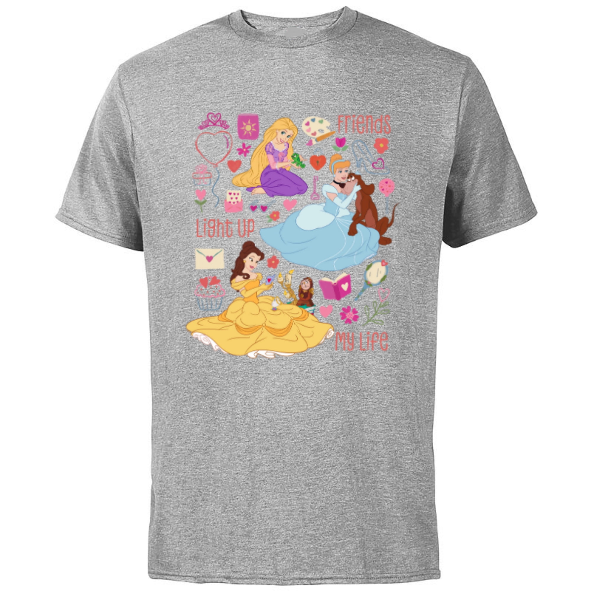 Disney Princess Friends Light Up My Life Valentine’s Day - Short Sleeve ...