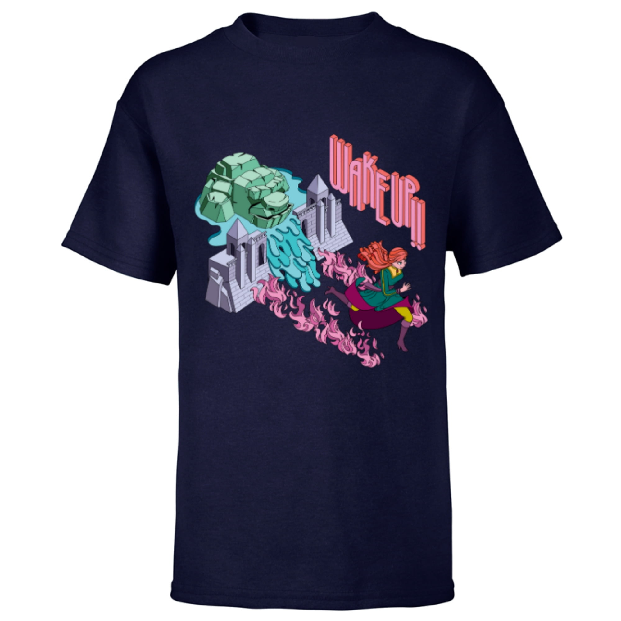 Disney Princess Frozen Anna & Marshmallow Wake-Up! - Short Sleeve T ...