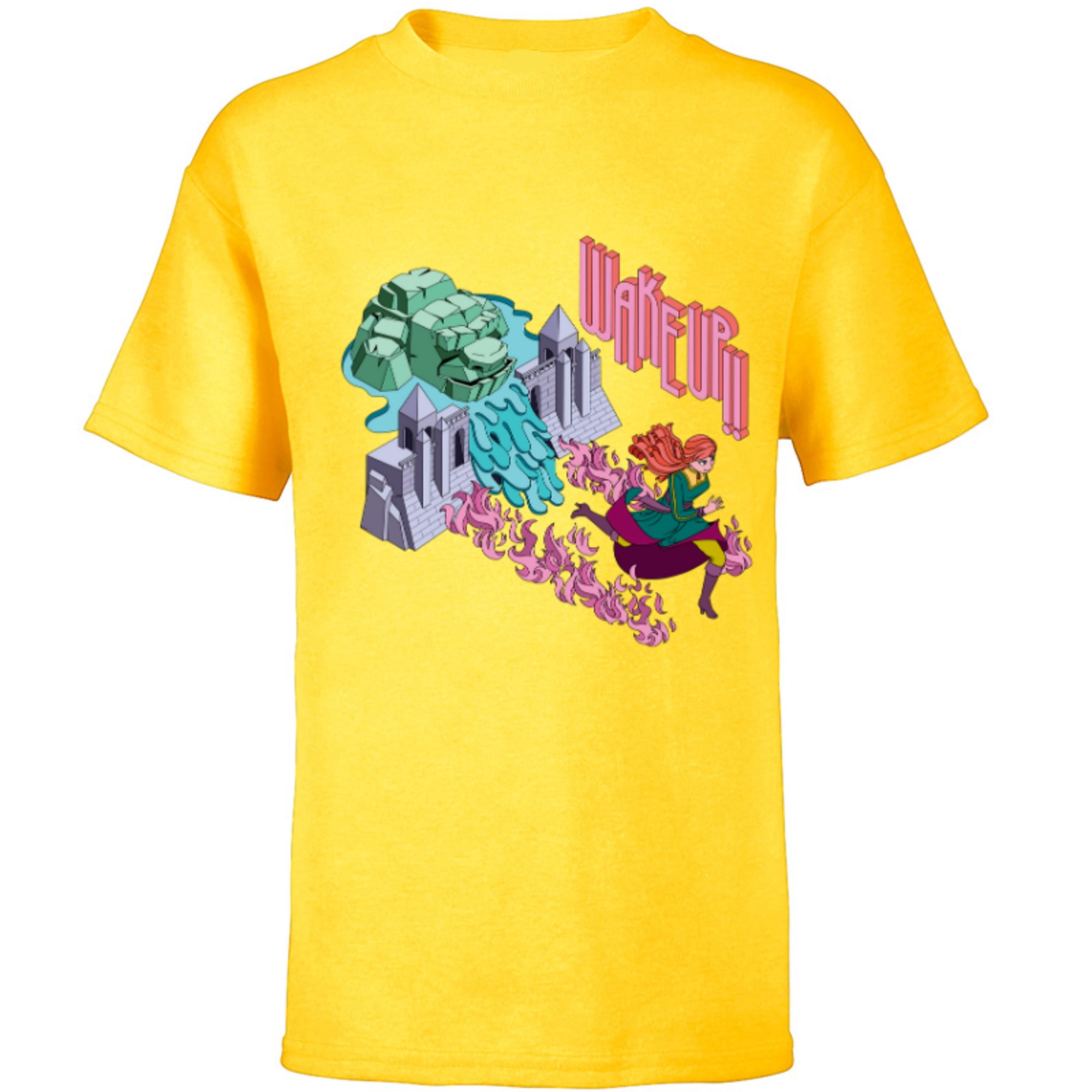 Disney Princess Frozen Anna & Marshmallow Wake-Up! - Short Sleeve T ...