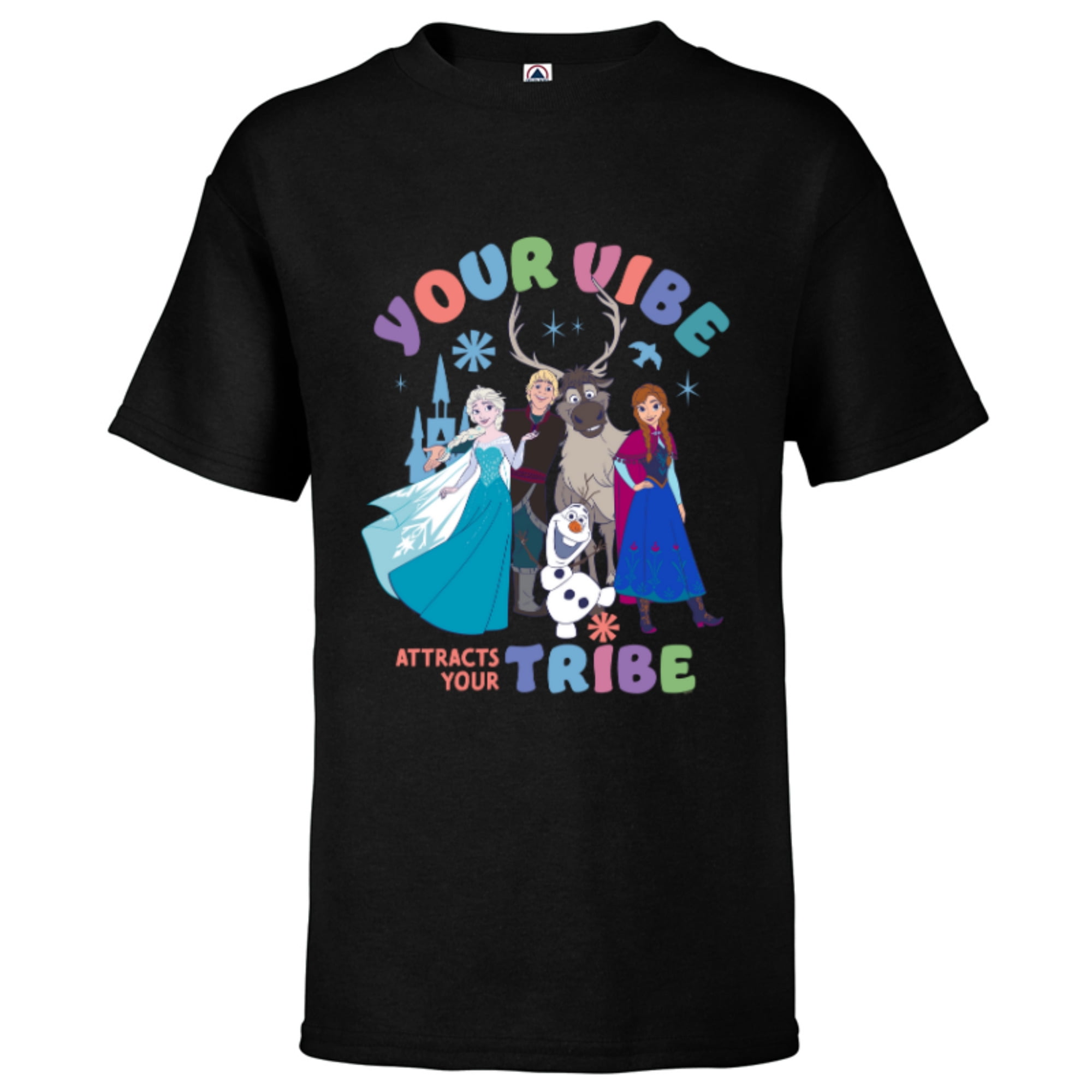 Disney Princess Frozen Friends Your Vibe Attracts Your Tribe - Short ...