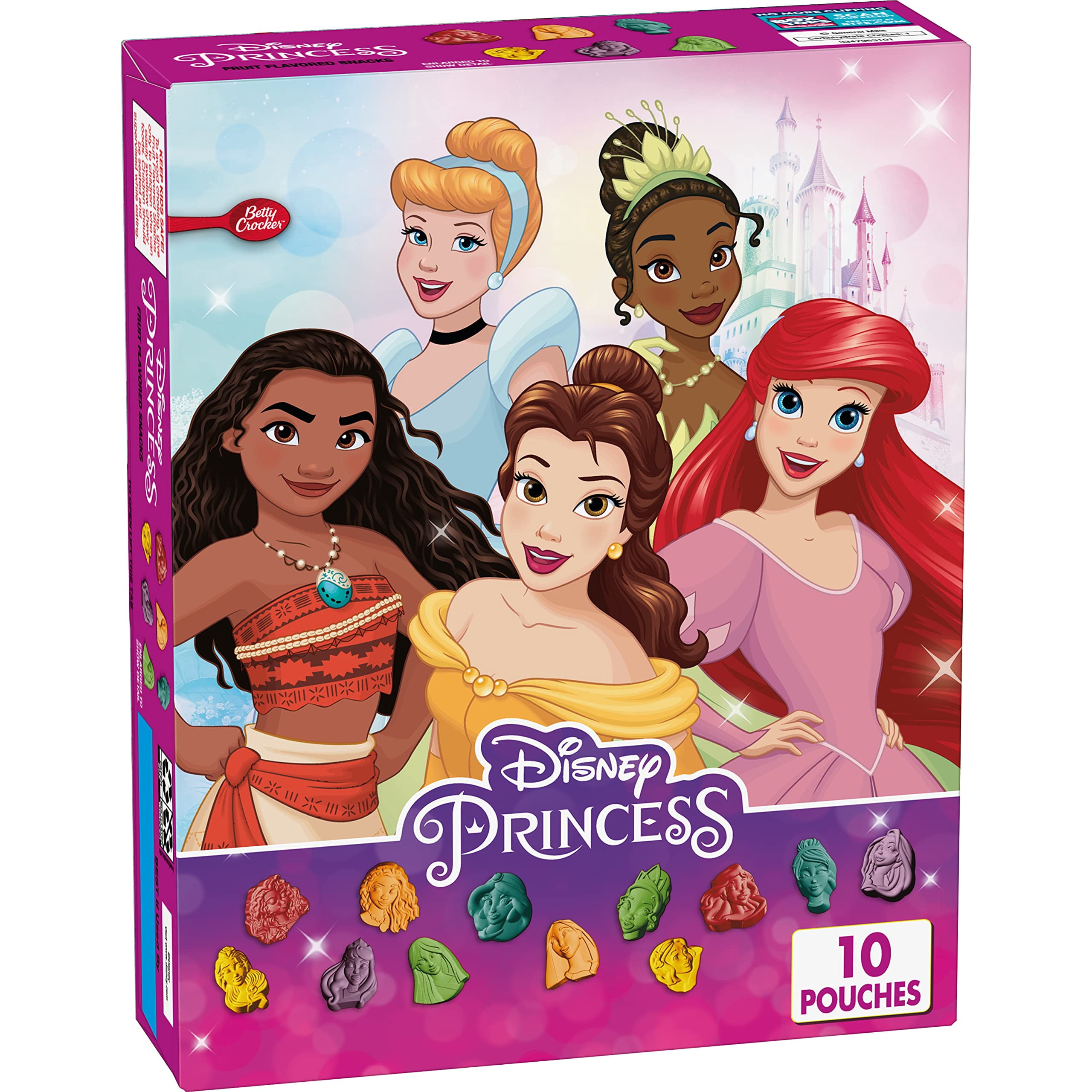 Disney Princess Fruit Flavored Snacks Treat Pouches 0.8 Oz (Pack of 20 ...