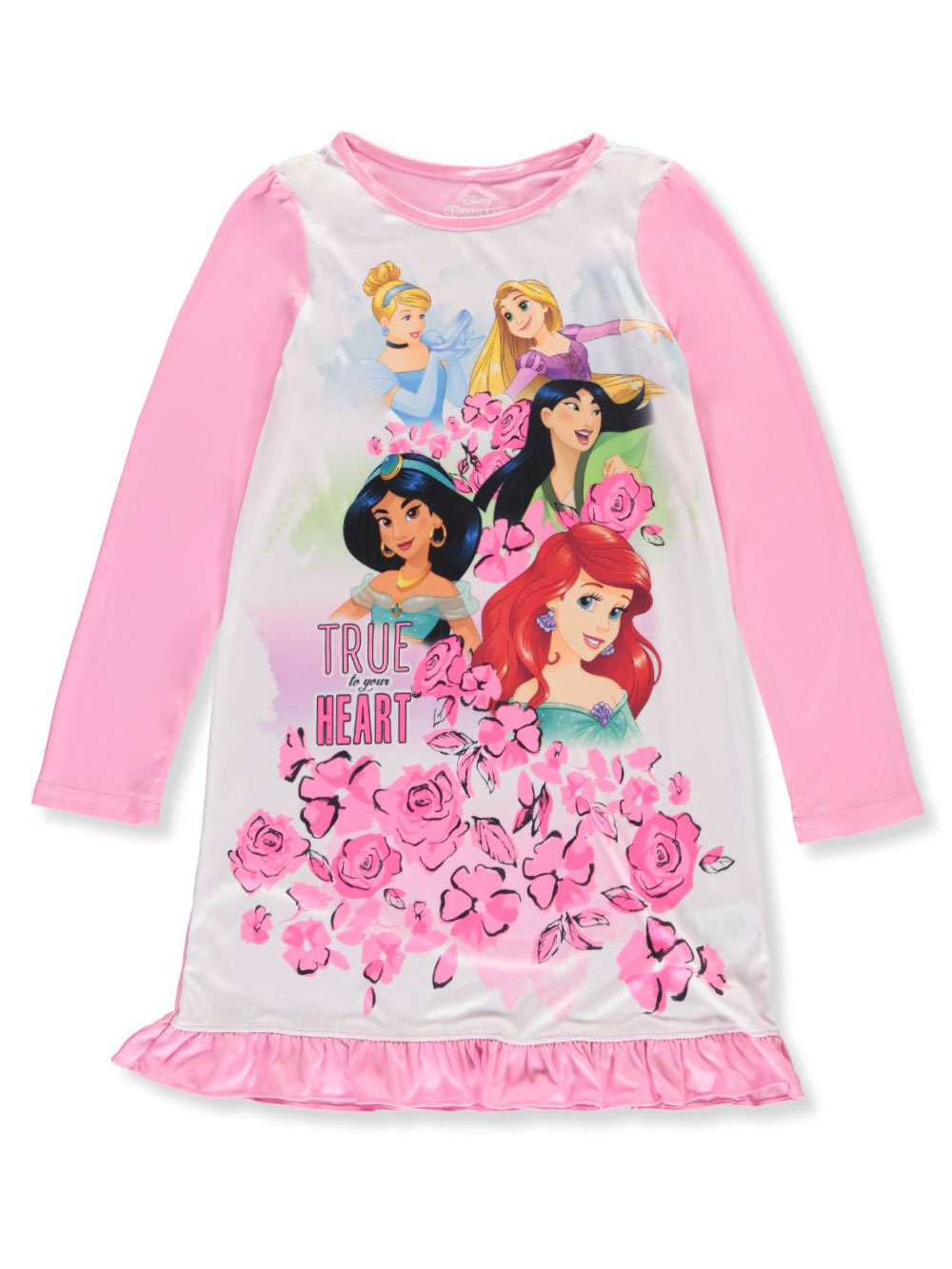 Disney Princess Girl's True To Heart Nightgown, Gown, Size 4 - Walmart.com