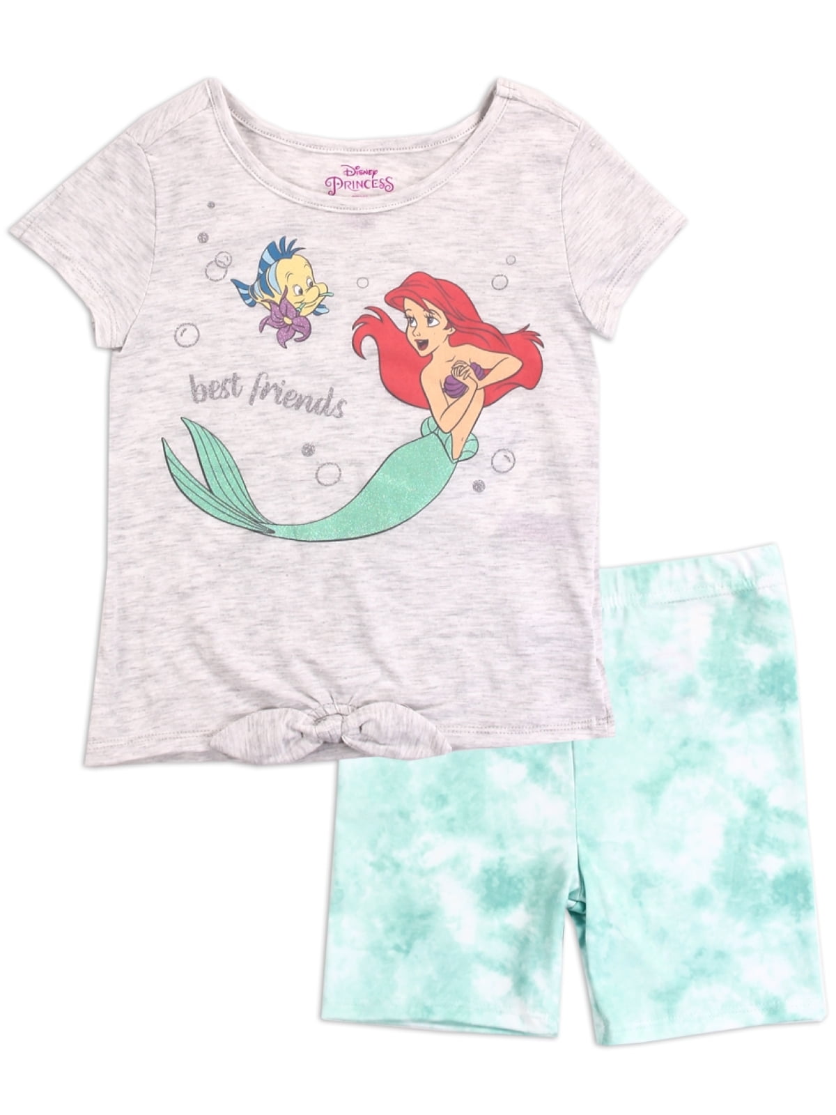 Disney Princess Ariel & Flounder Mermaid Kids Clothes Outfits - Bike ...
