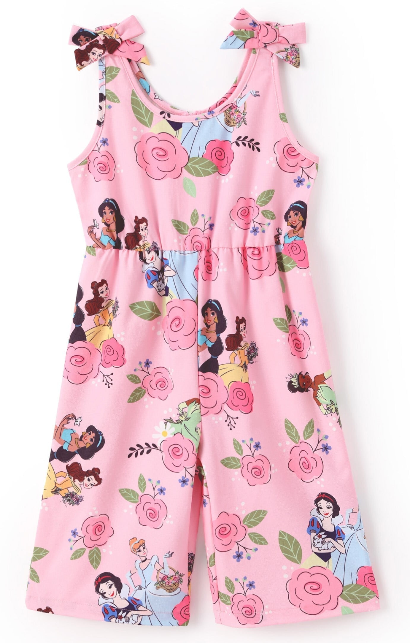Disney Princess Girls Jumpsuits Rompers Jasmine/Belle/Cinderella/Tiana ...