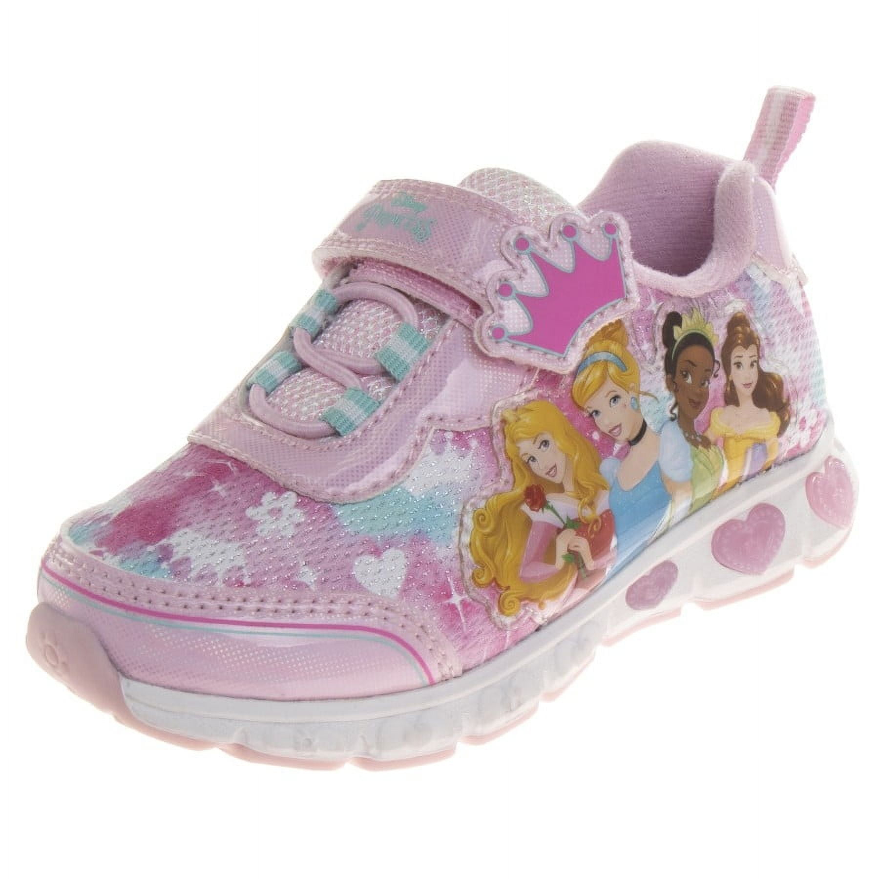 Disney Princess Girls' Light Up Sneakers - Pink, Size: 12 - Walmart.com