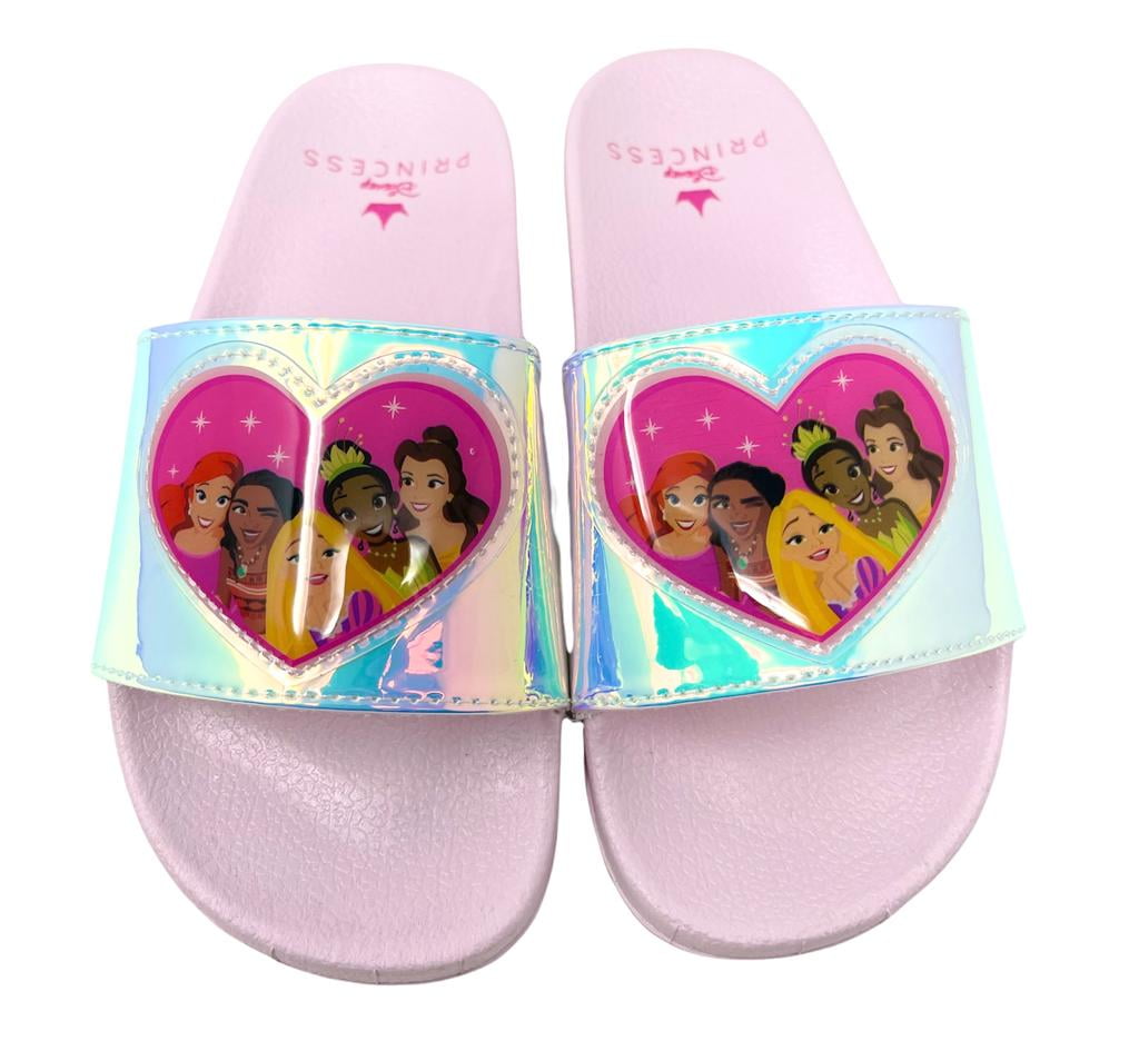 Disney Princess Girls Pink Slide Sandals - Walmart.com