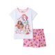 Disney Princess Girls Short Sleeve Top & Shorts Pajamas, 2-Piece Set ...