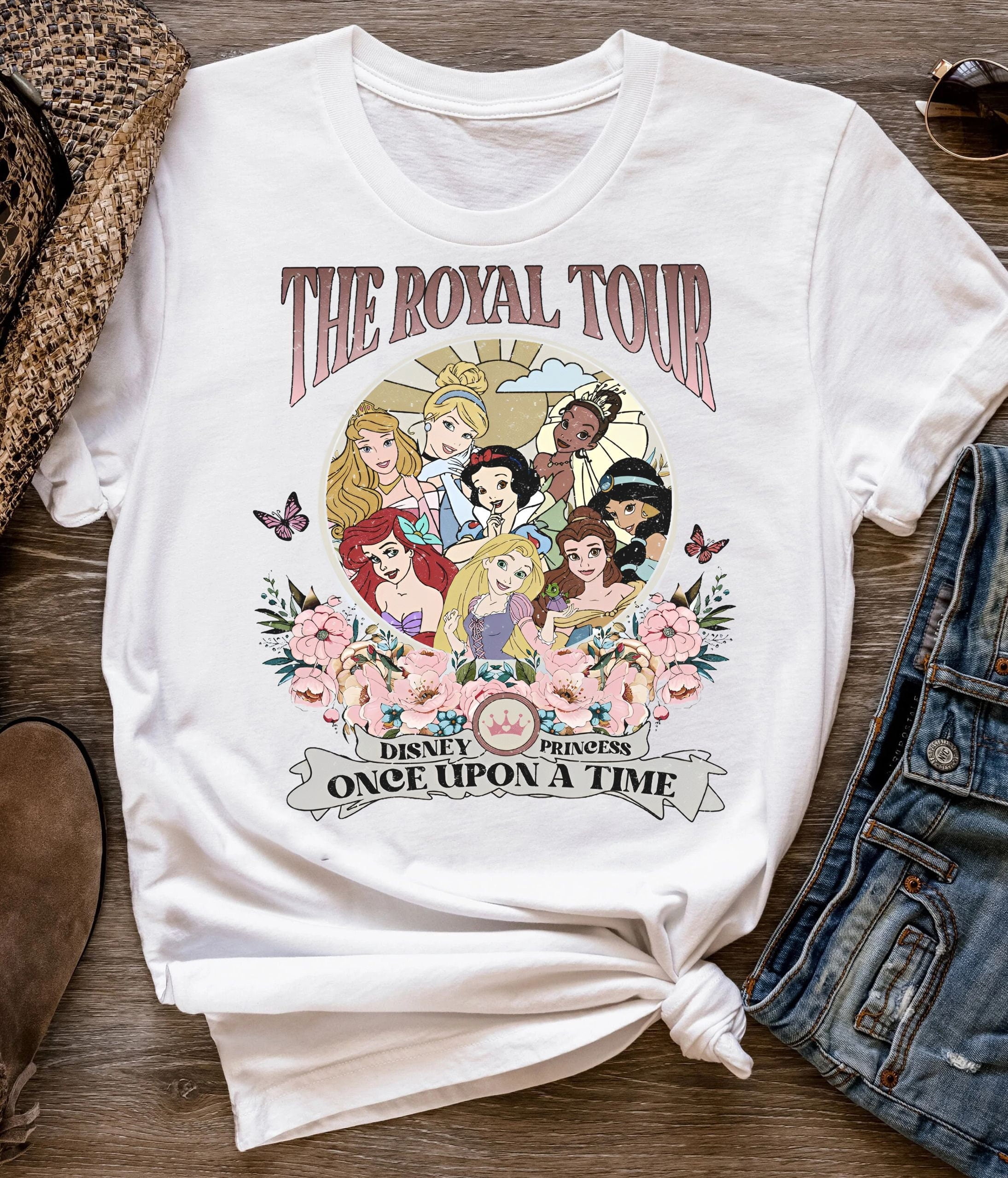 Disney Princess Girls Trip Shirt, Tour Princess T-shirt, Vintage ...