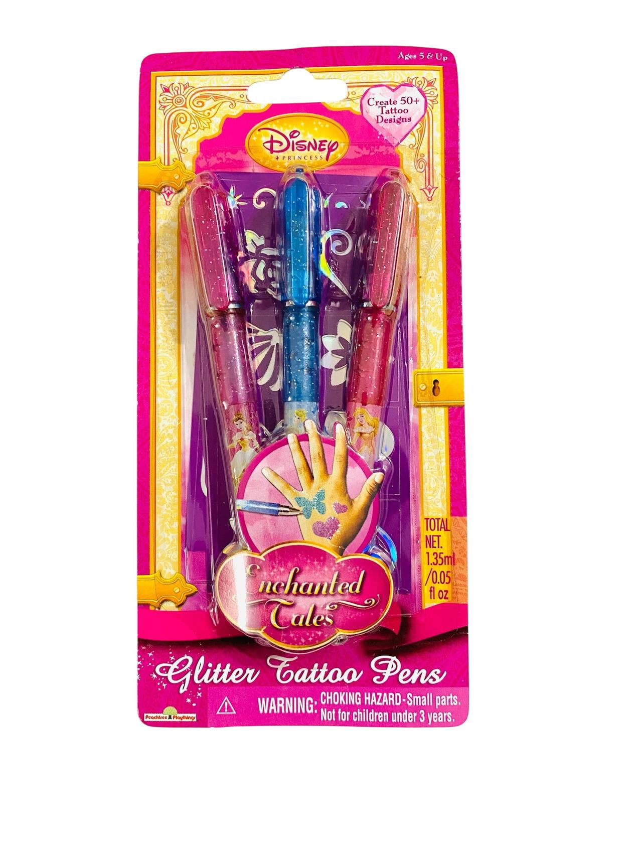 Disney Princess Glitter Tattoo Pens Enchanted Tails - Walmart.com