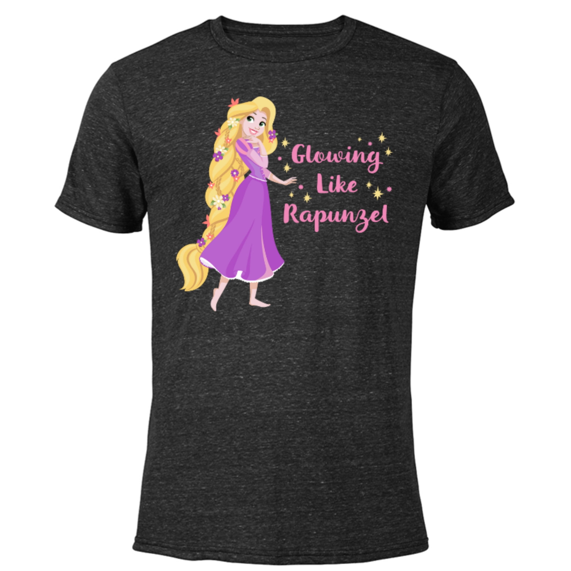 Disney Princess Glowing Like Rapunzel - Short Sleeve Blended T-Shirt ...