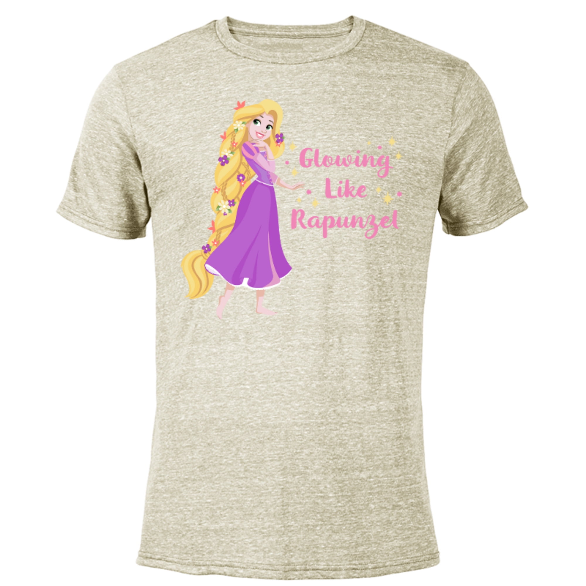 Disney Princess Glowing Like Rapunzel - Short Sleeve Blended T-Shirt ...