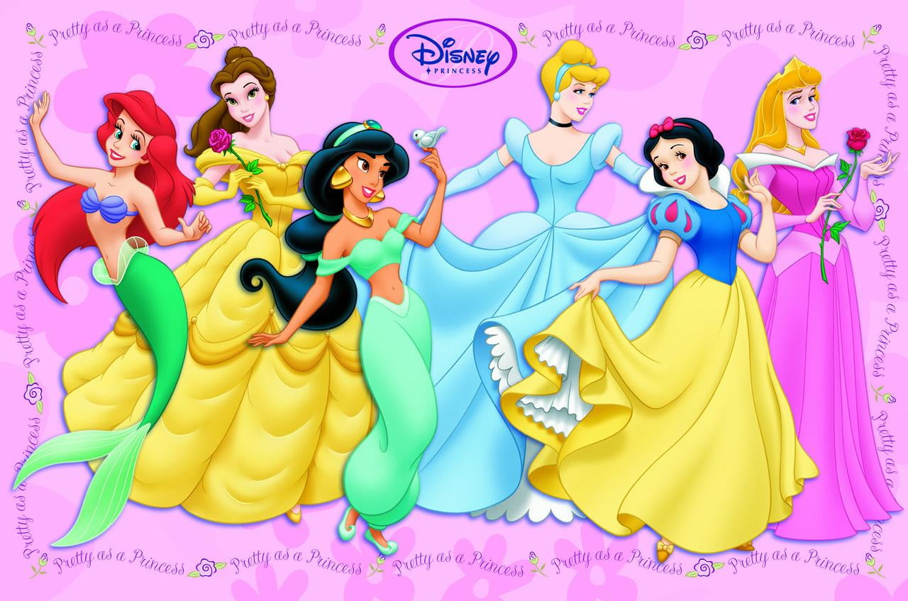 Disney Princess - Gowns Wall Poster, 22.375" x 34" - Walmart.com