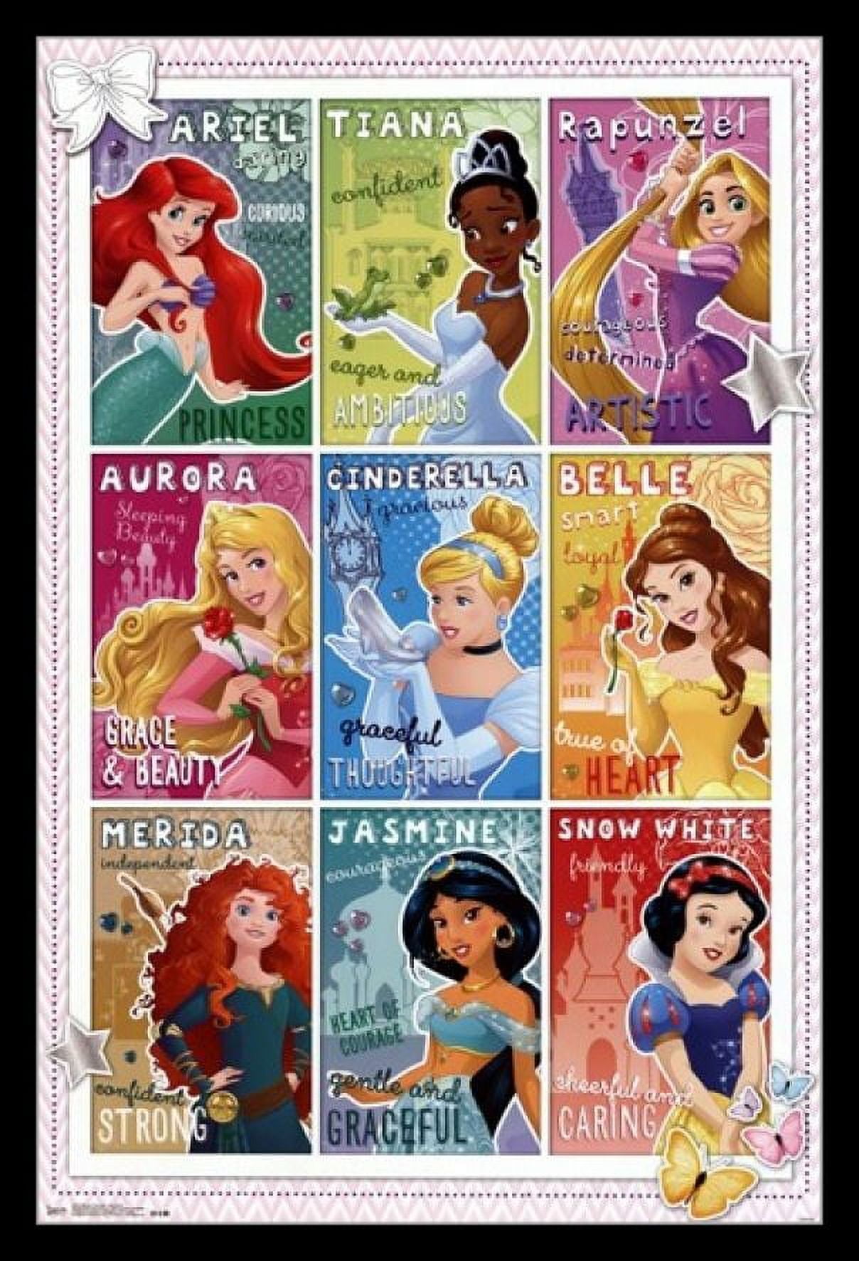 Disney Princess - Grid 2014 Laminated & Framed Poster Print (24 x 36 ...