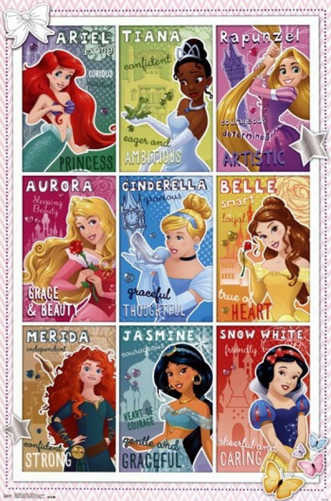 Disney Princess - Grid 2014 Laminated Poster Print (24 x 36) - Walmart.com
