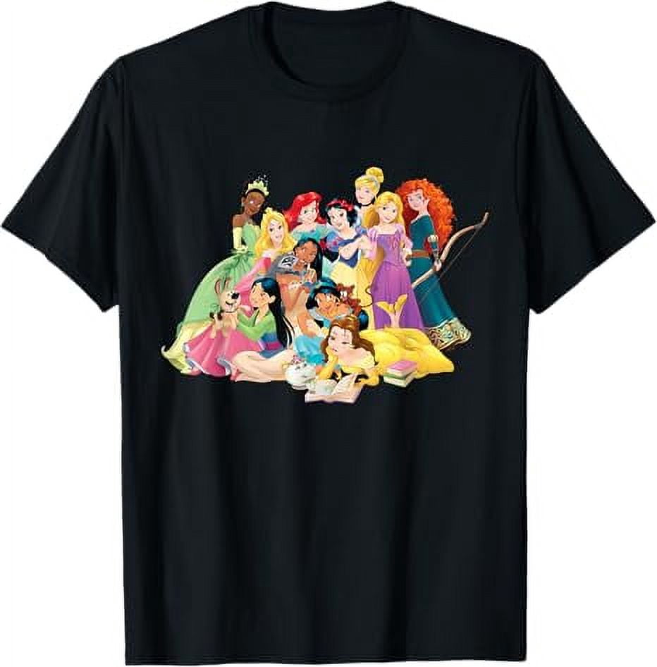 Disney Princess Group Photo Long Sleeve T-Shirt - Walmart.com