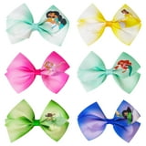 Disney Princess Hair Bows, 6 Pack - Walmart.com