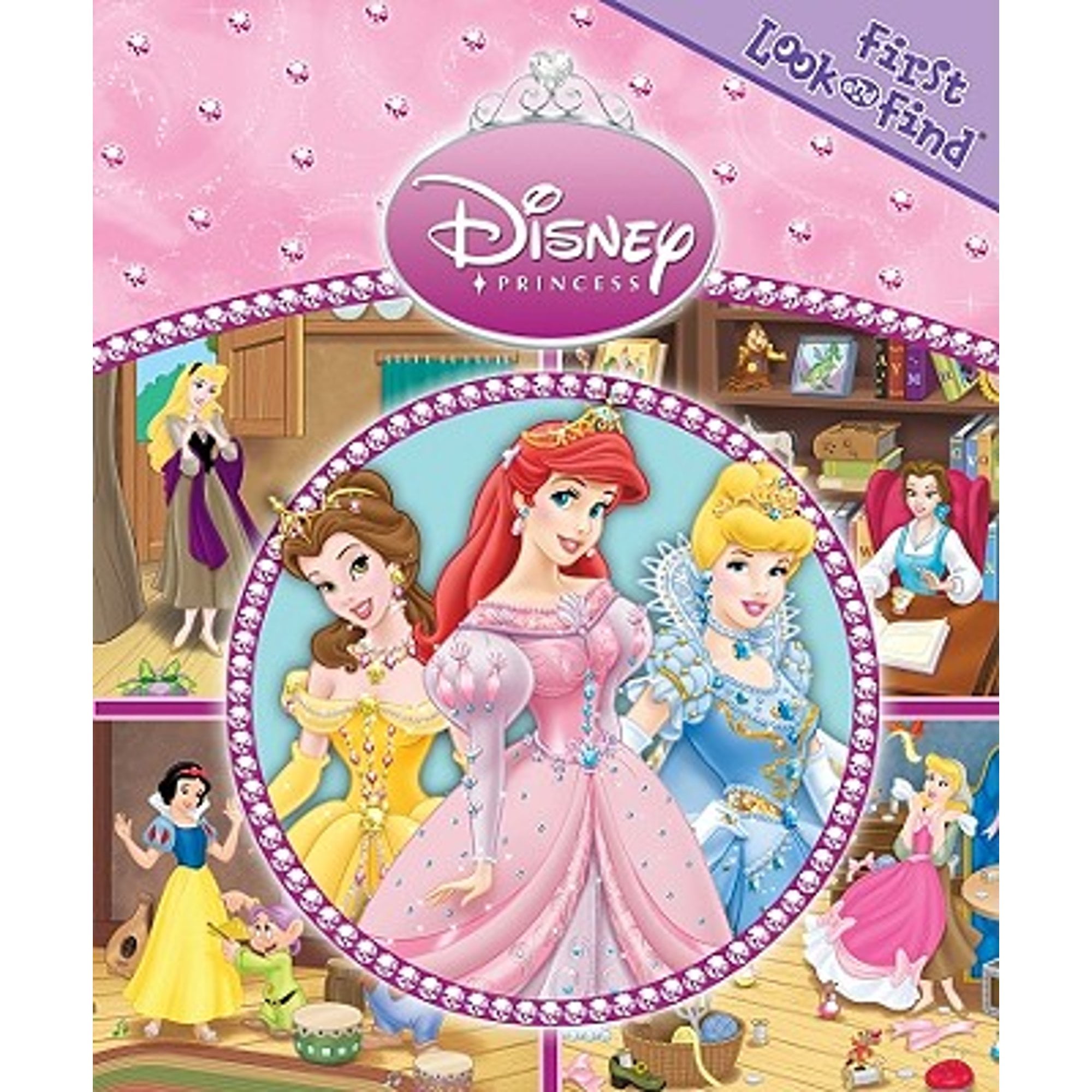Pre-Owned Disney Princess First Look and Find Board Book Julia Lobo ...
