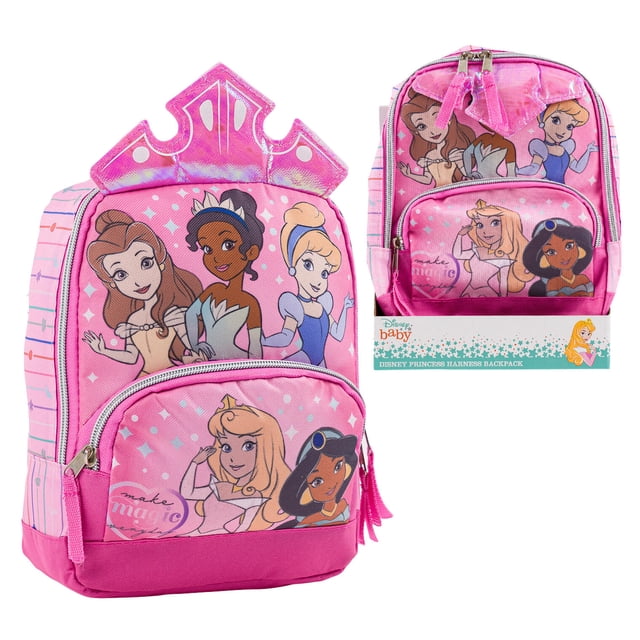 Disney Princess Harness 10 inches 3D Backpack - Walmart.com