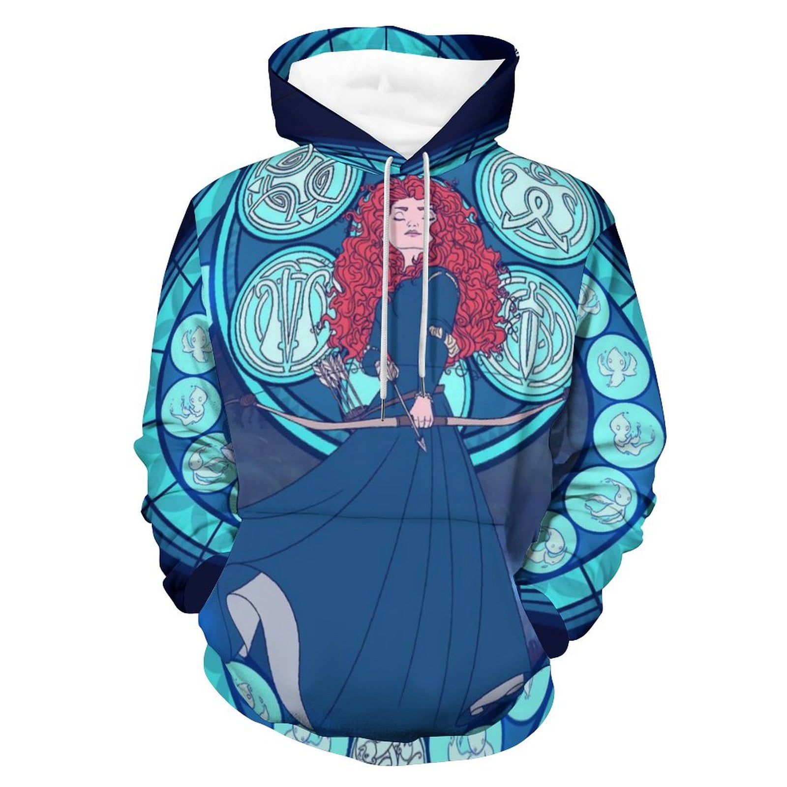 Disney-Princess Heart Strong Merida Hoodies for Women,Fit Ultra Soft ...