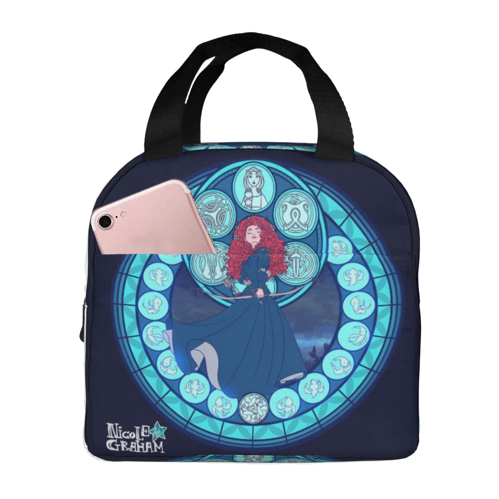 Princess Heart Strong Merida Lunch Box,Lunch Bag,Insulated Lunch Bag ...