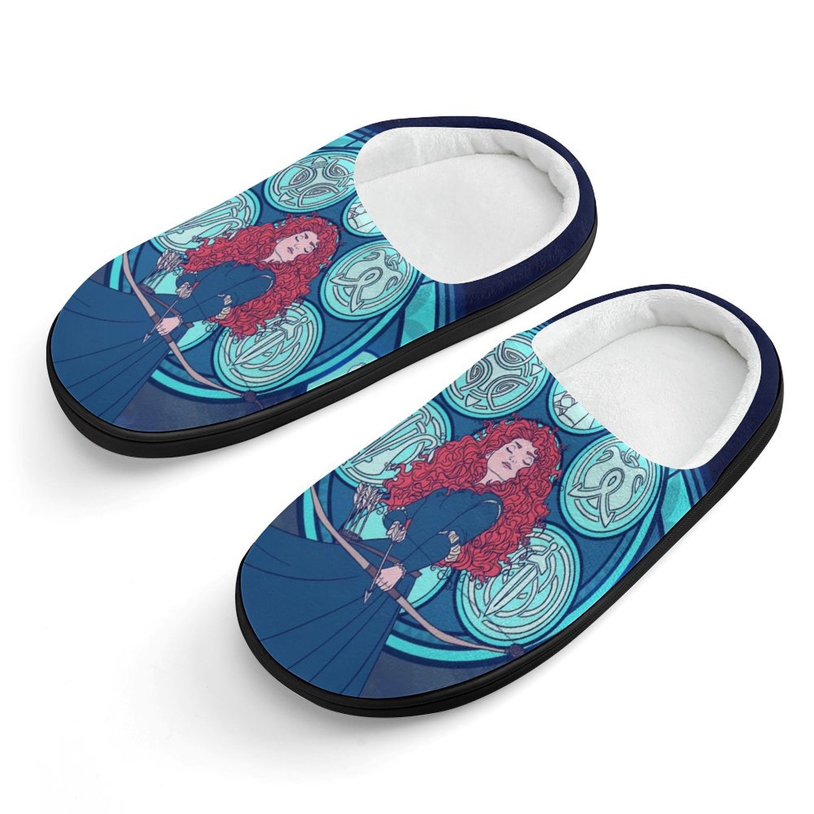Disney-Princess Heart Strong Merida Slippers for Kids Girls Boys Teen ...