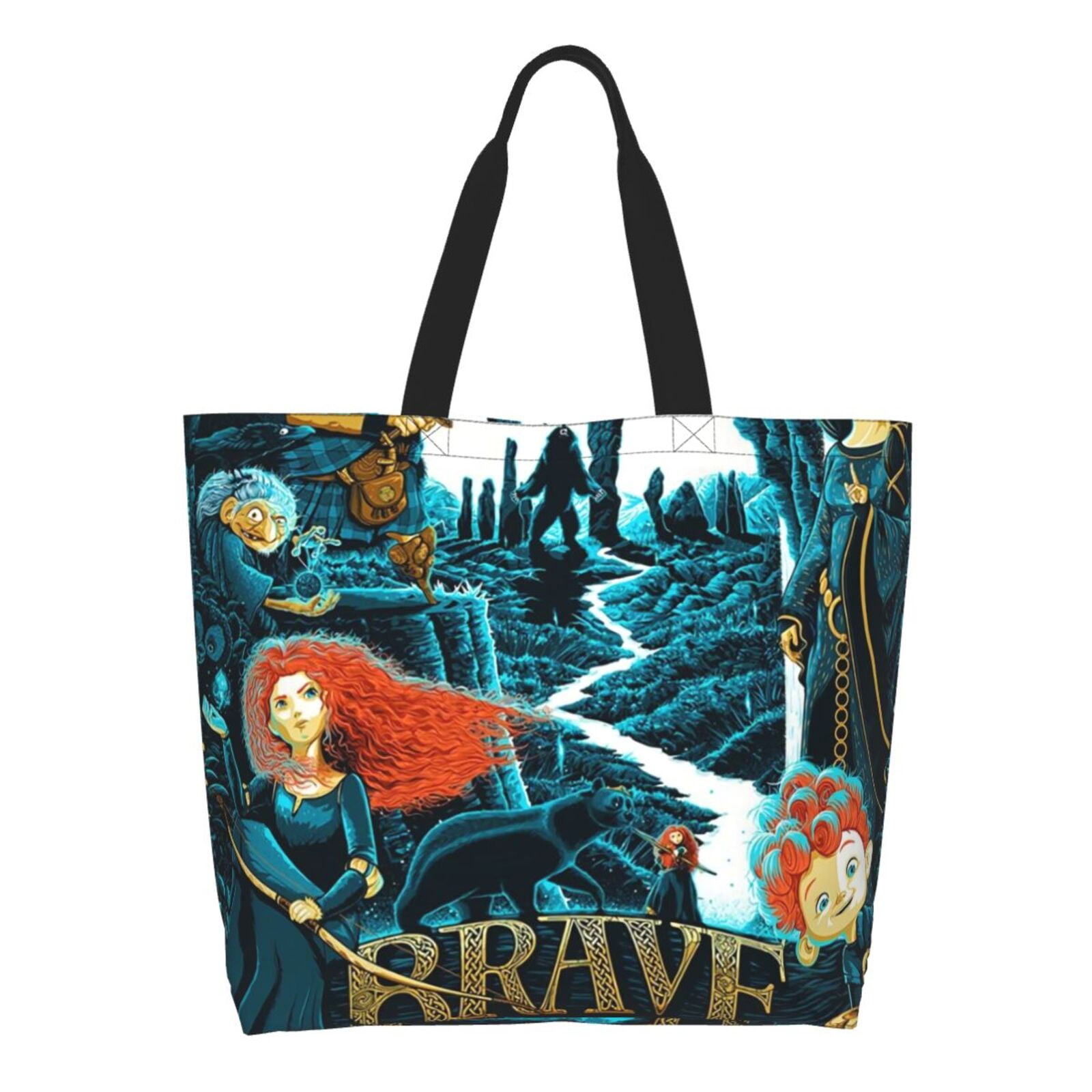 Disney-Princess Heart Strong Merida Tote Bag,Tote Bag for Women,The ...