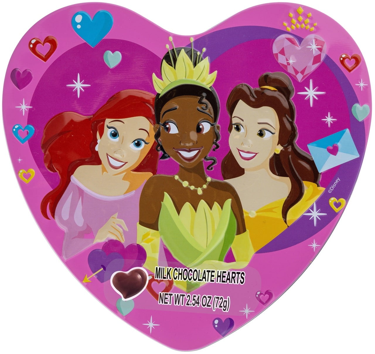Disney Princesses Valentine's Day Candy Heart Tin: Enchanting Love ...