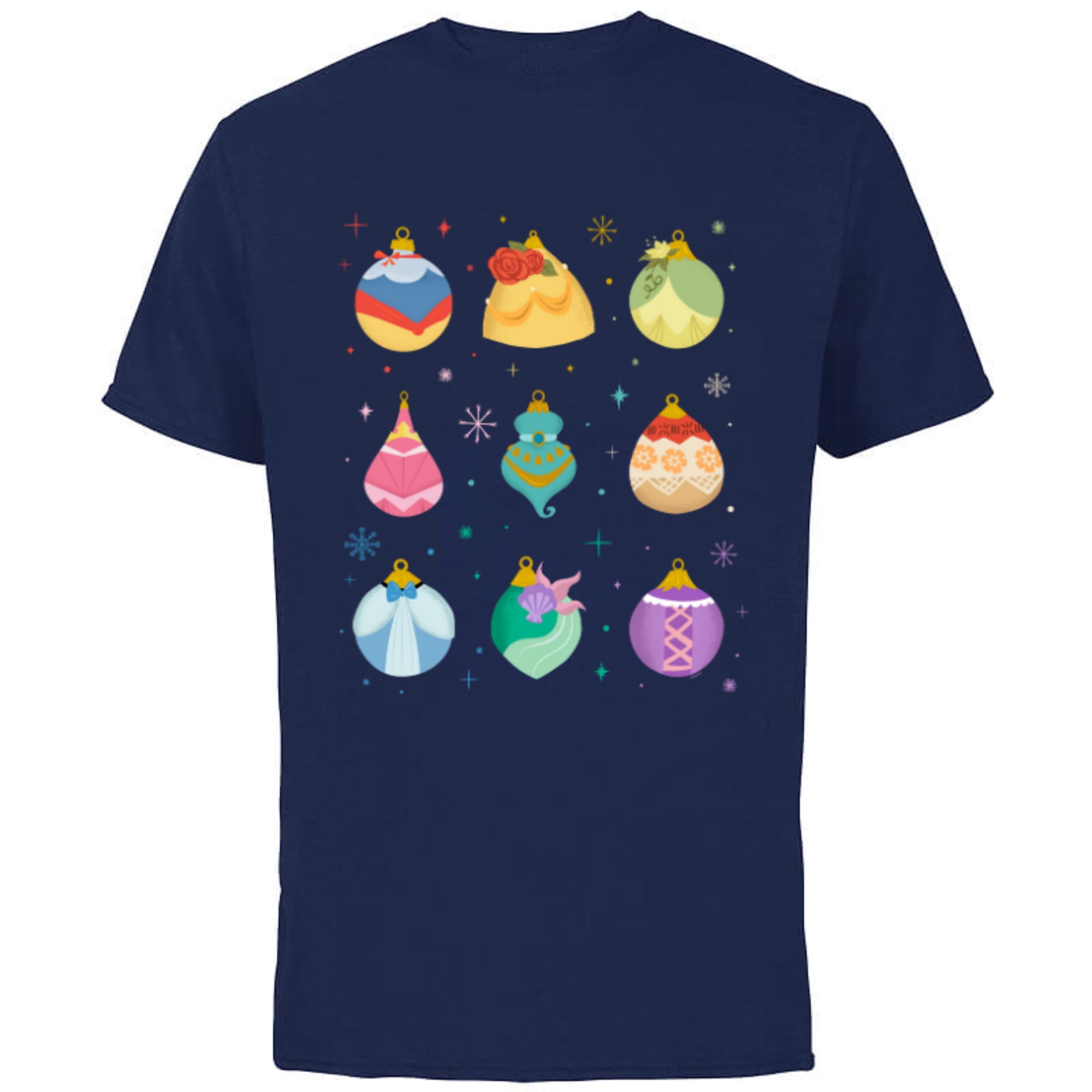 Disney Princess Holiday Enchanting Christmas Ornaments - Short Sleeve ...