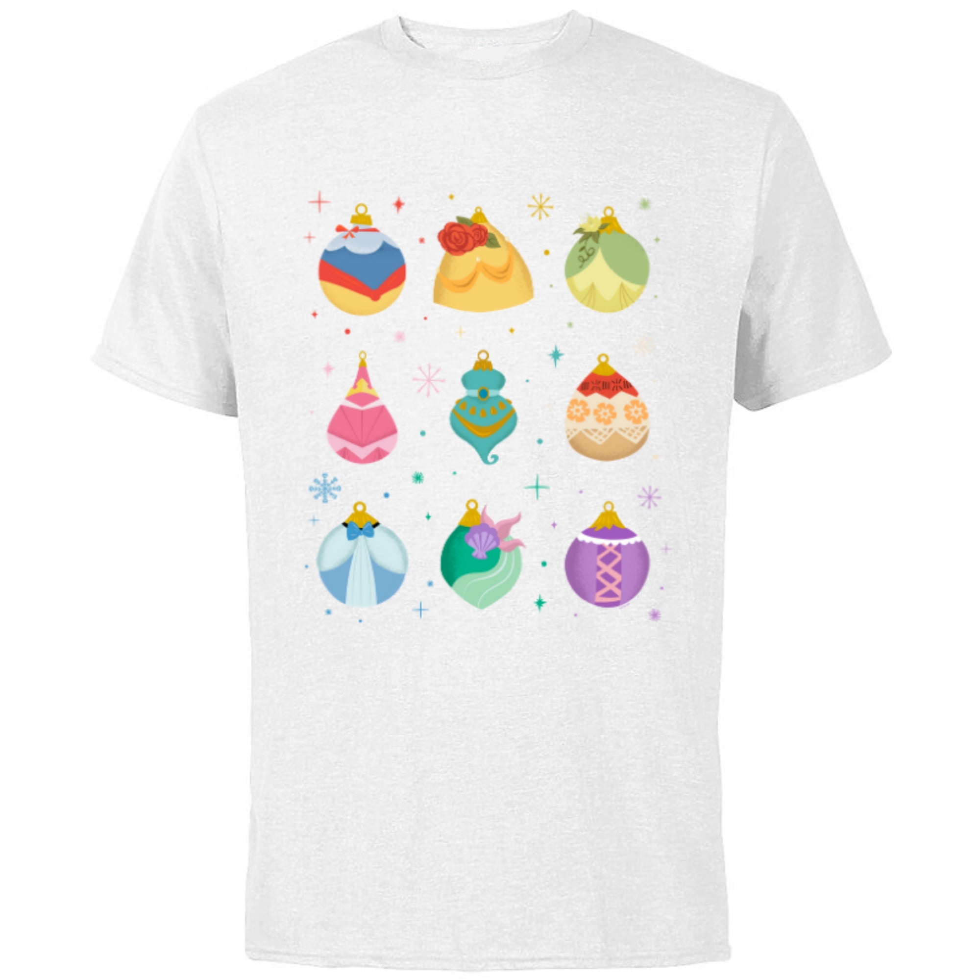 Disney Princess Holiday Enchanting Christmas Ornaments - Short Sleeve ...