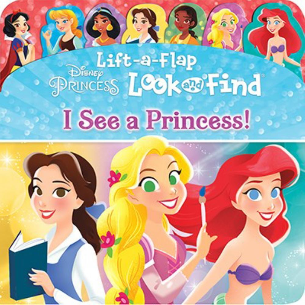 Disney Princess: I See a Princess! Lift-A-Flap Look and Find - Walmart.com