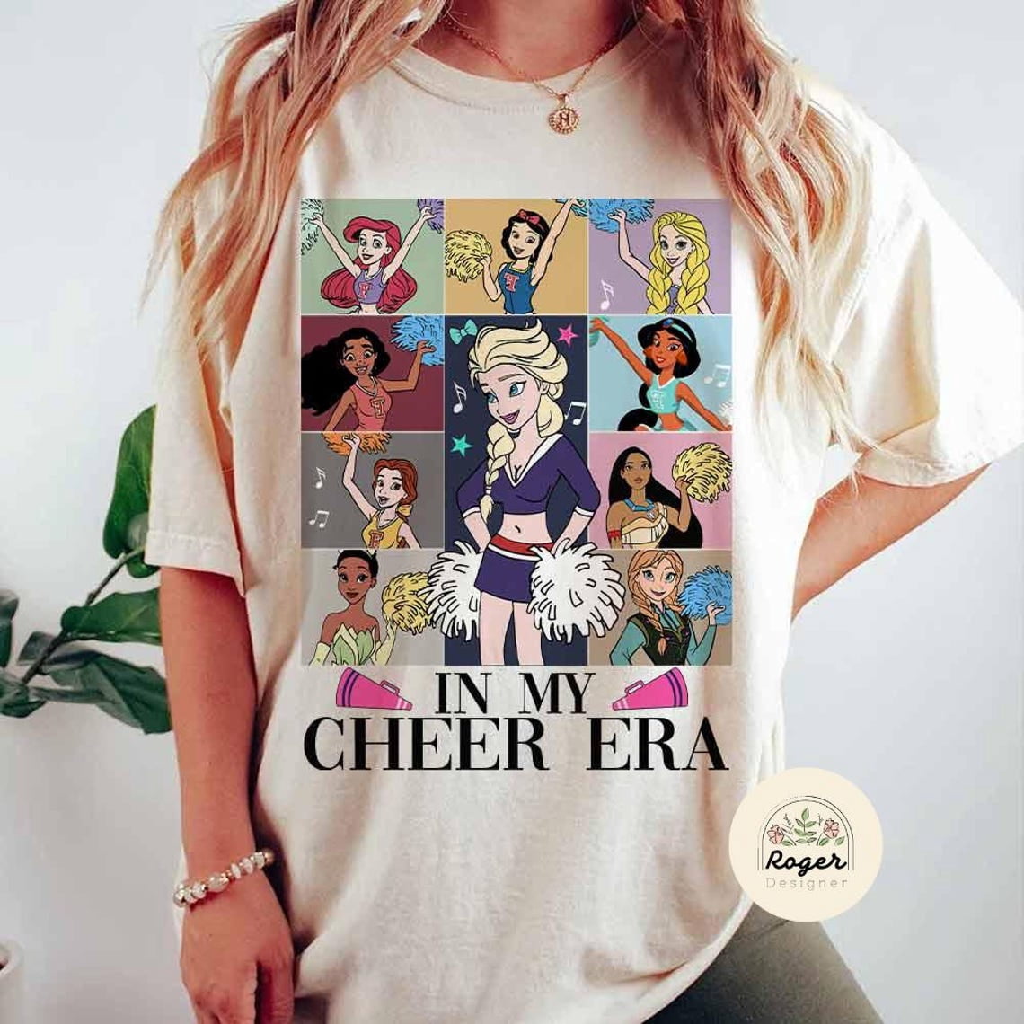 Disney Princess In My Cheer Era T-shirt, Disney Cheerleading ...