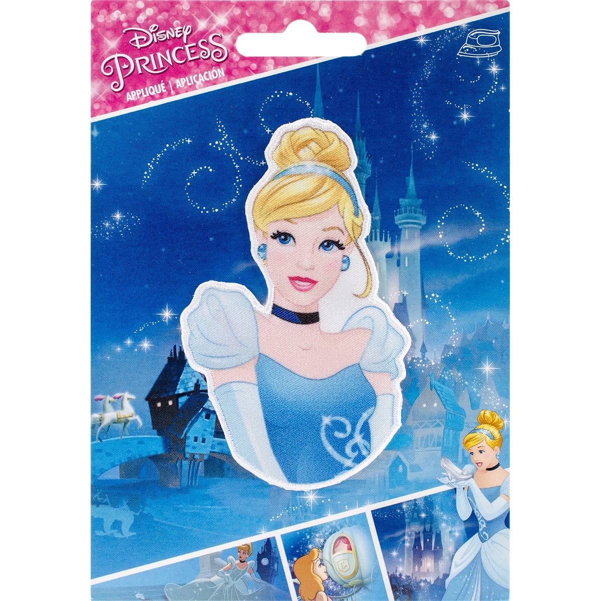 Disney Princess Iron-on Applique - Cinde - Walmart.com