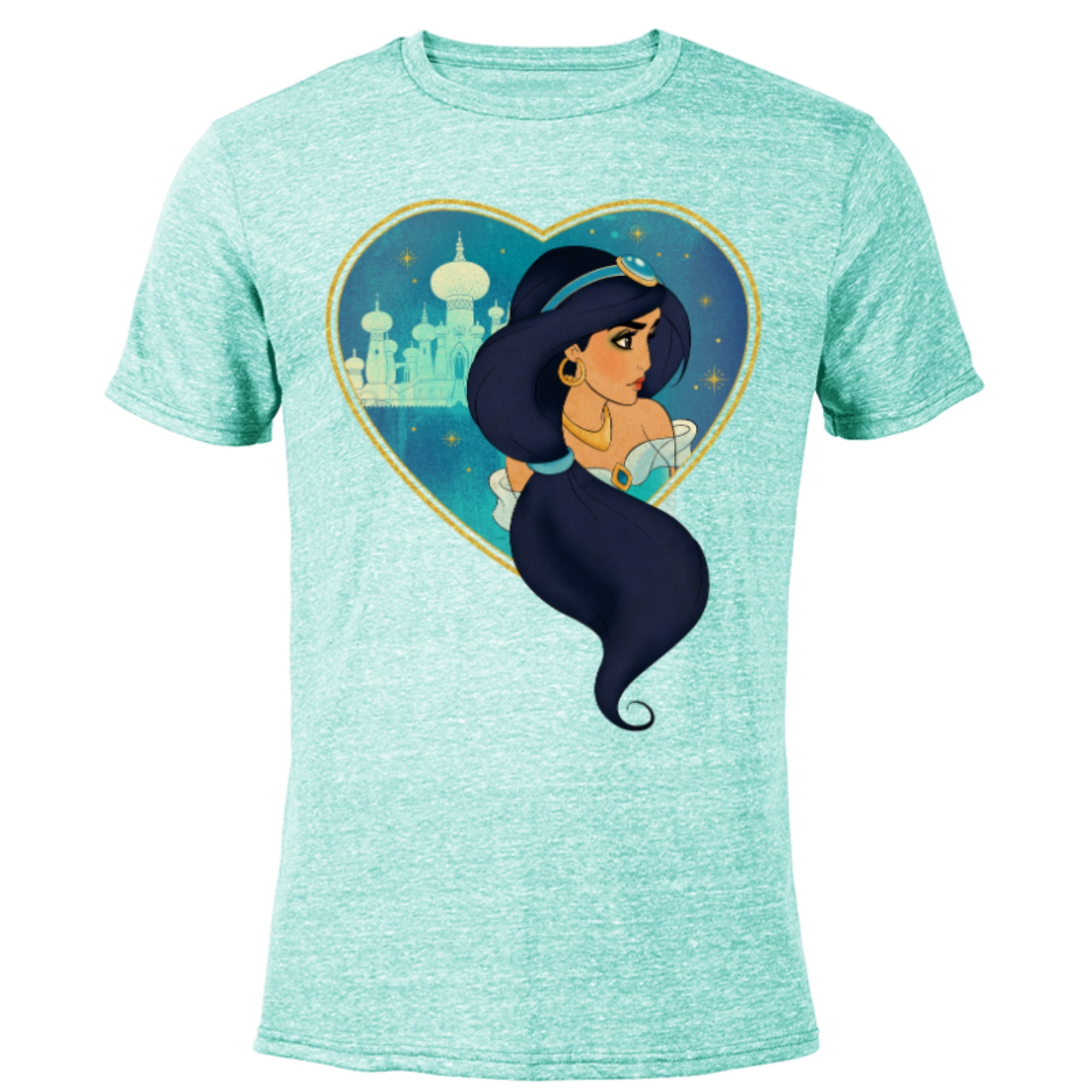 Disney Princess Jasmine Agrabah Heart - Short Sleeve Blended T-Shirt ...
